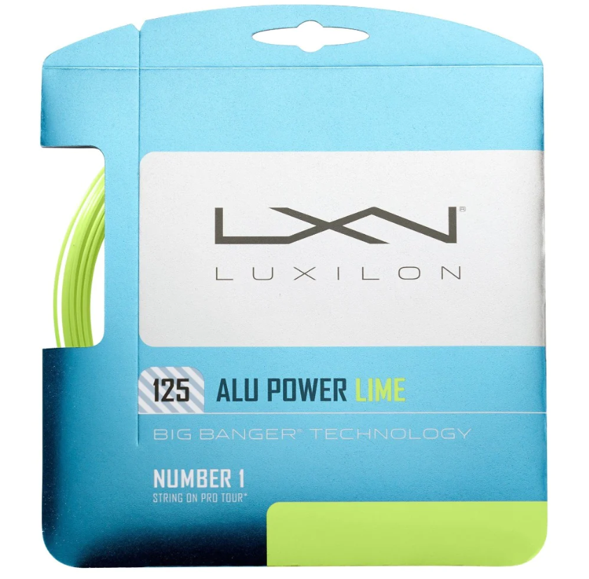 Luxilon Alu Power 125 16L/1.25 (lime) Cordage