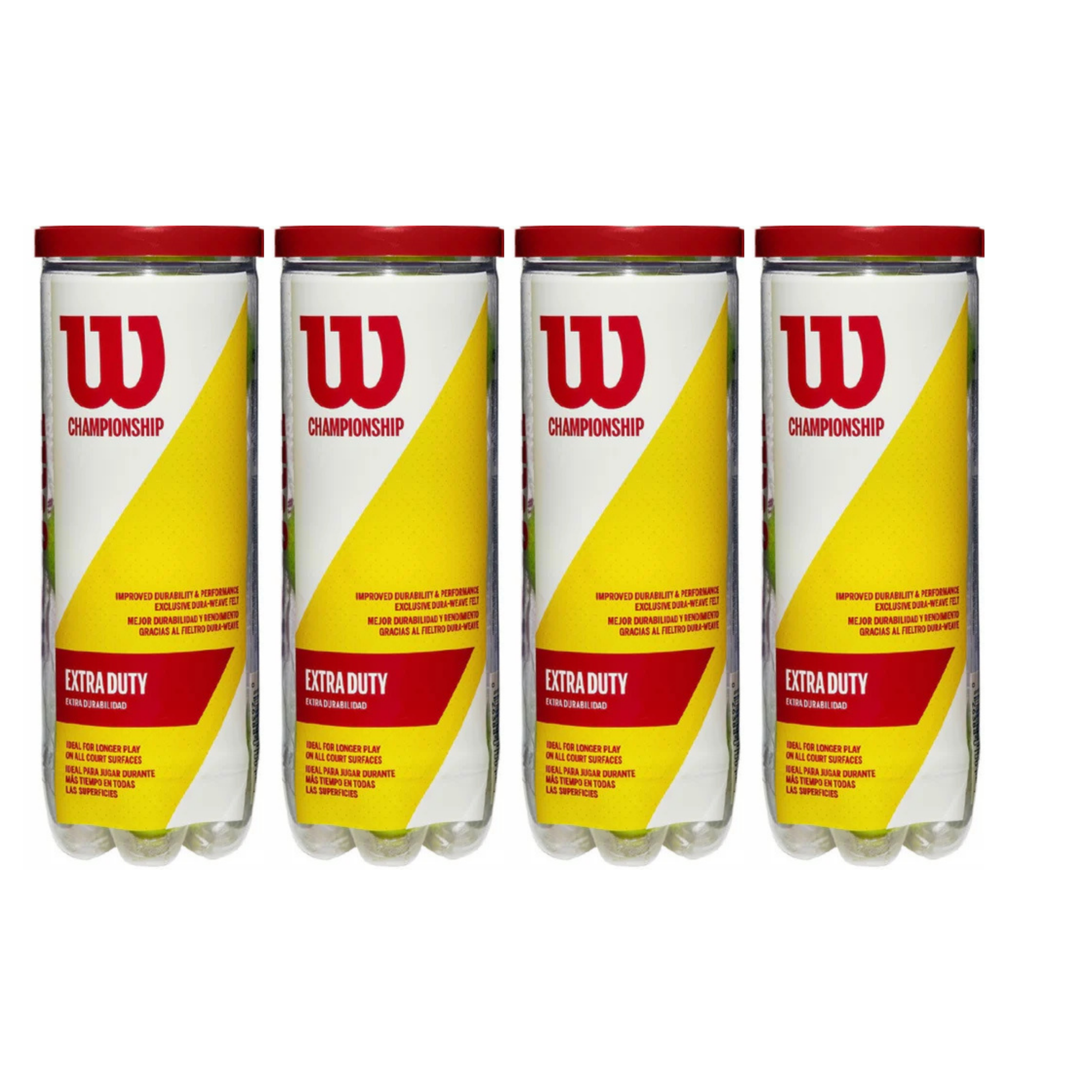 Wilson Balles Championship Extra Duty (4 tubes)